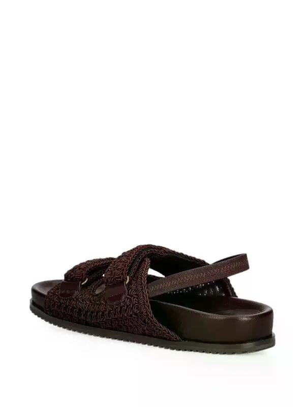 TWINSET Crochet Shell-embellished Sandals