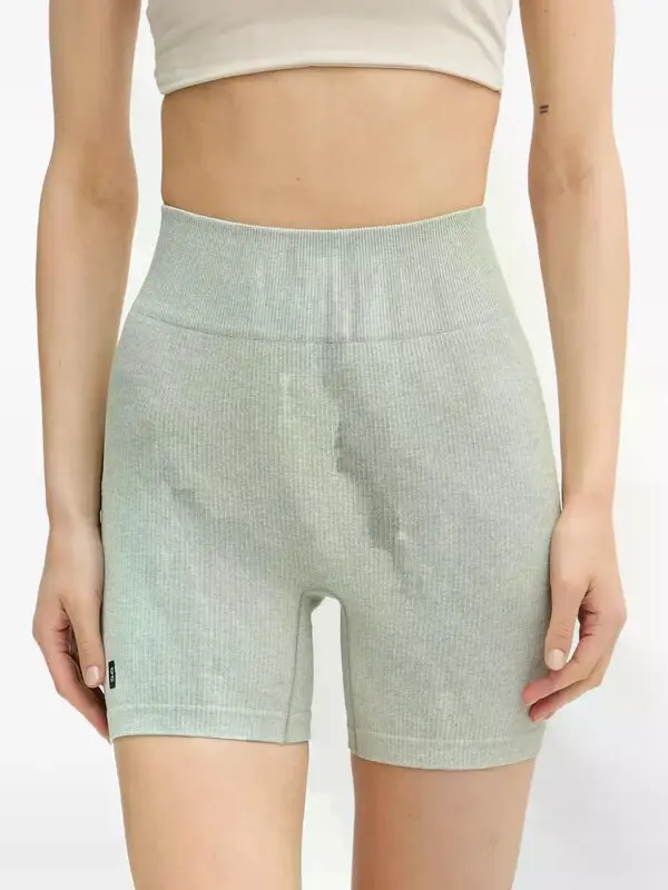 On Ribbed-knit High Wasted Shorts