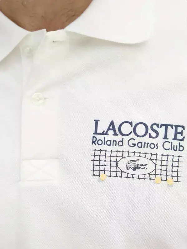 Lacoste Roland-garros Logo-print Polo Shirt