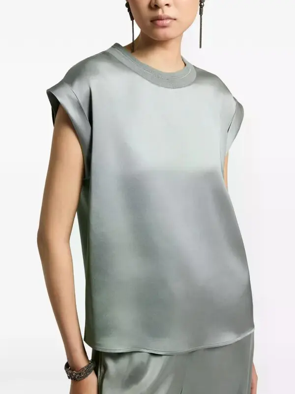 Peserico Satin-finish Blouse