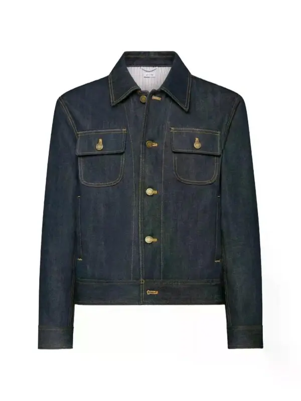 Thom Browne Selvedge Backstrap Denim Jacket