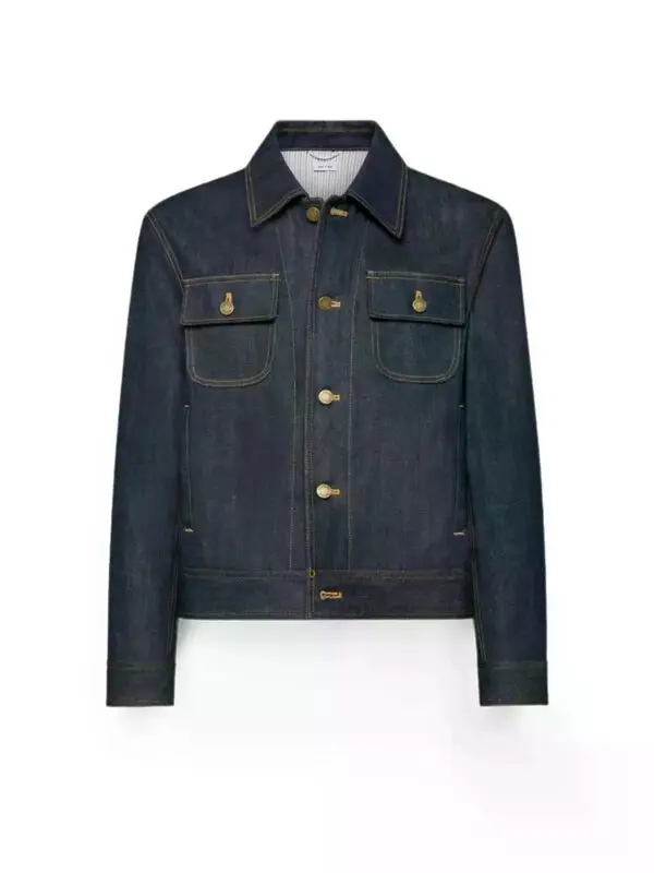 Thom Browne Selvedge Backstrap Denim Jacket