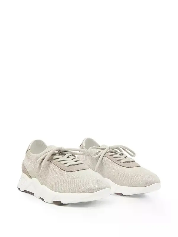 Peserico Lace-up Panelled Sneakers