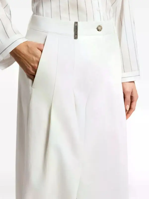 Peserico Pleated Wide Leg Trousers