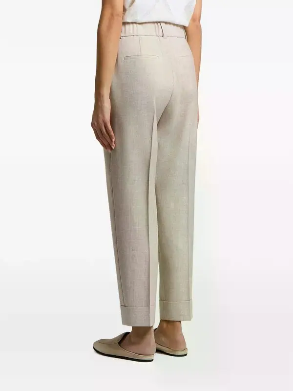Peserico Pleated Turn-up Trousers