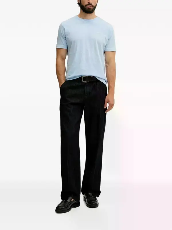 Gant Logo-embroidered T-shirt