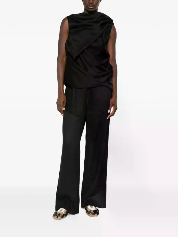 DÔEN Lavon Wide-leg Linen Trousers