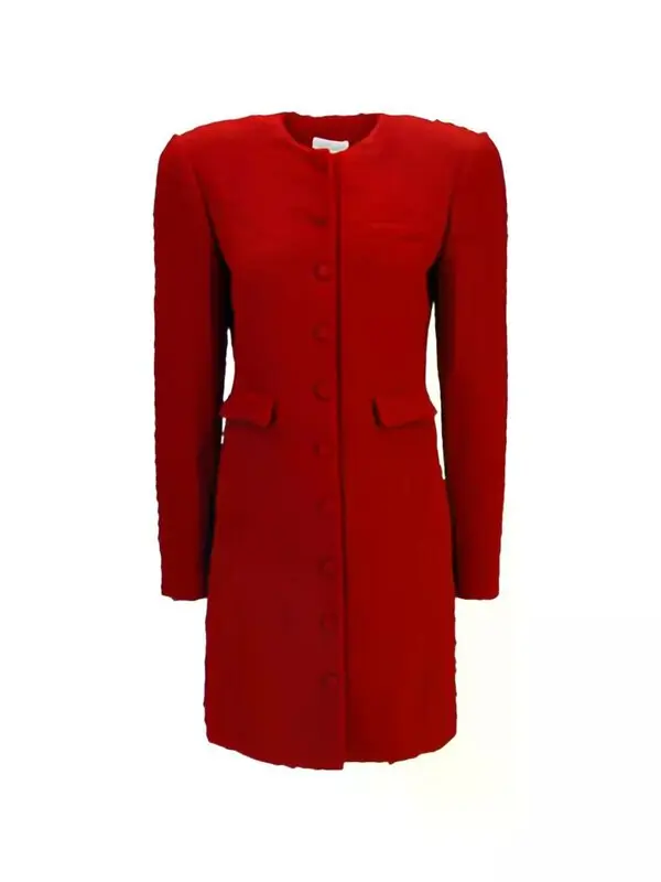 Magda Butrym Bouclé Button-up Mini Dress
