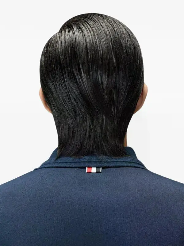 Thom Browne 4-bar Ottoman Polo Shirt