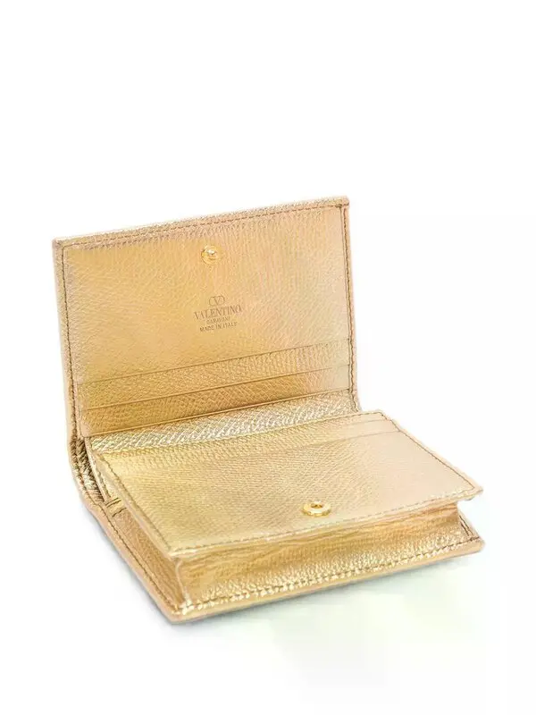 Valentino Garavani Vlogo Signature Leather Wallet