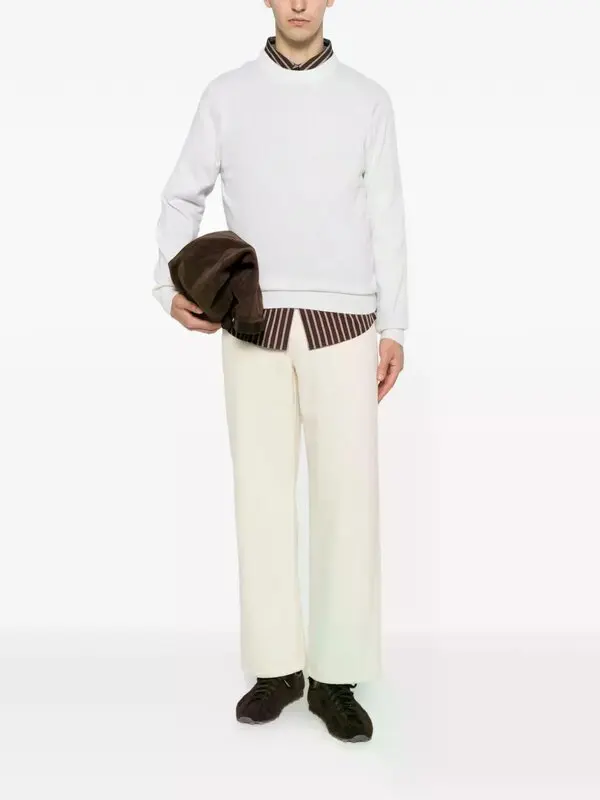 Sandro Ribbed-trim Cashmere Sweater