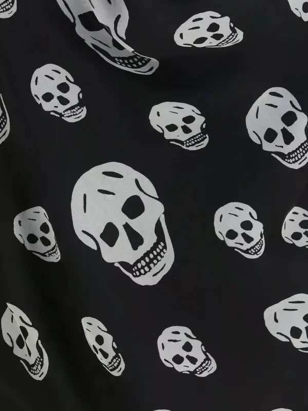 Alexander McQueen Skull-print Halterneck Blouse