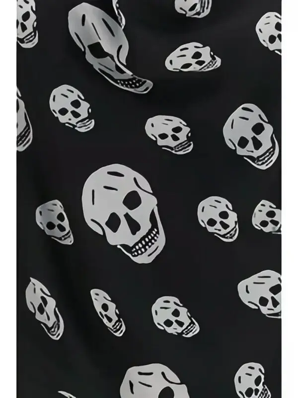 Alexander McQueen Skull-print Halterneck Blouse