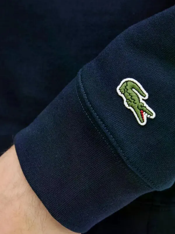 Lacoste Quarter-zip Sweatshirt With Embroidered Logo