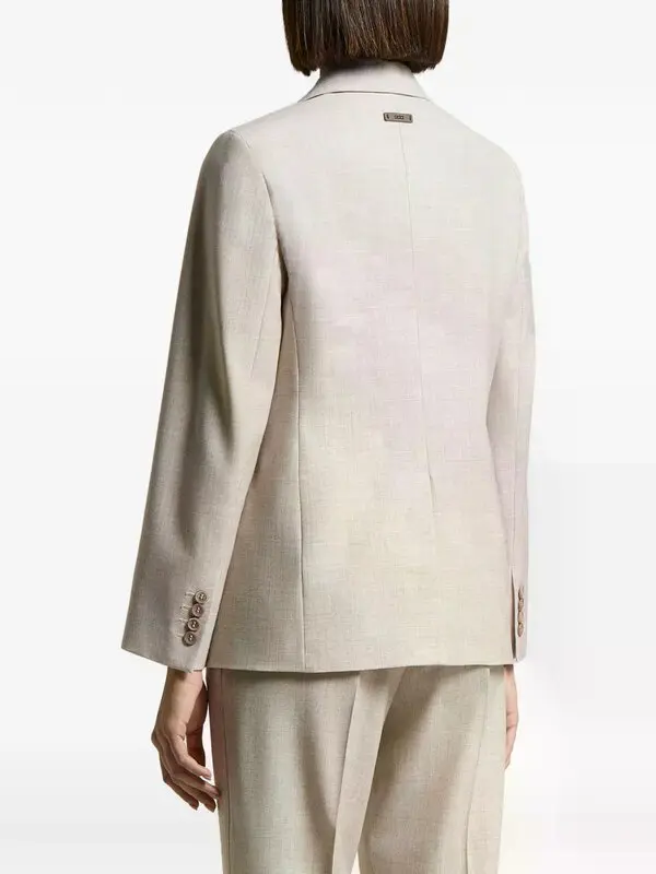 Peserico Single-breasted Notched-lapel Jacket