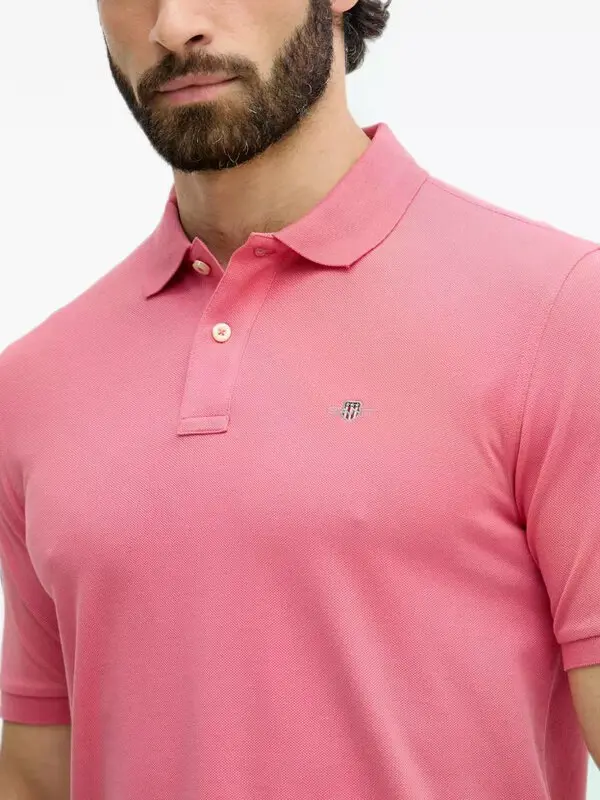 Gant Logo-embroidered Polo Shirt