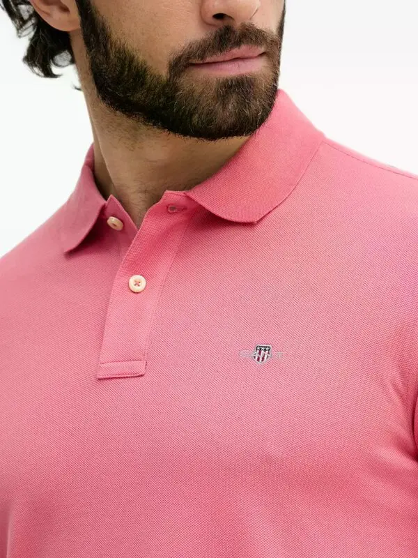 Gant Logo-embroidered Polo Shirt