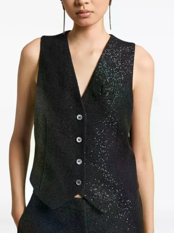 Peserico Sequin-embellished Waistcoat