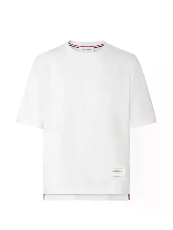 Thom Browne 4-bar Jersey T-shirt - White
