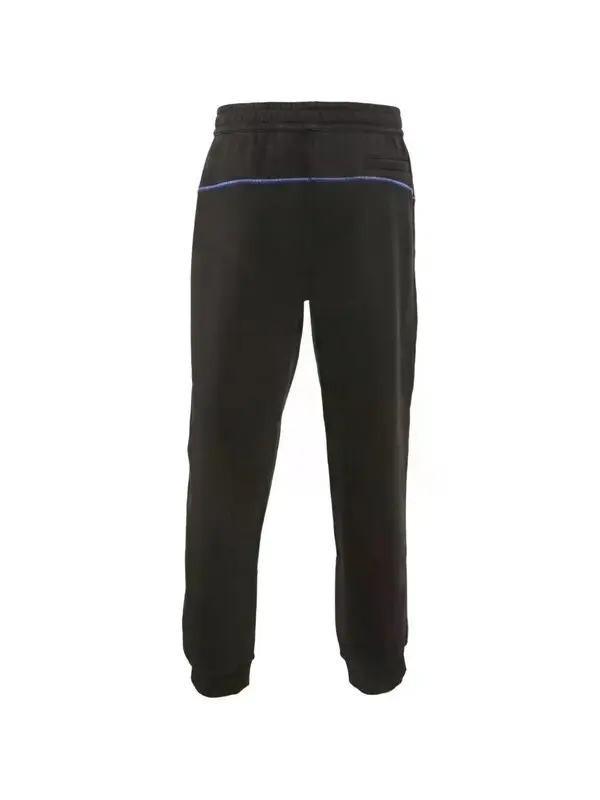 Burberry Terry-logo Track Pants - Black