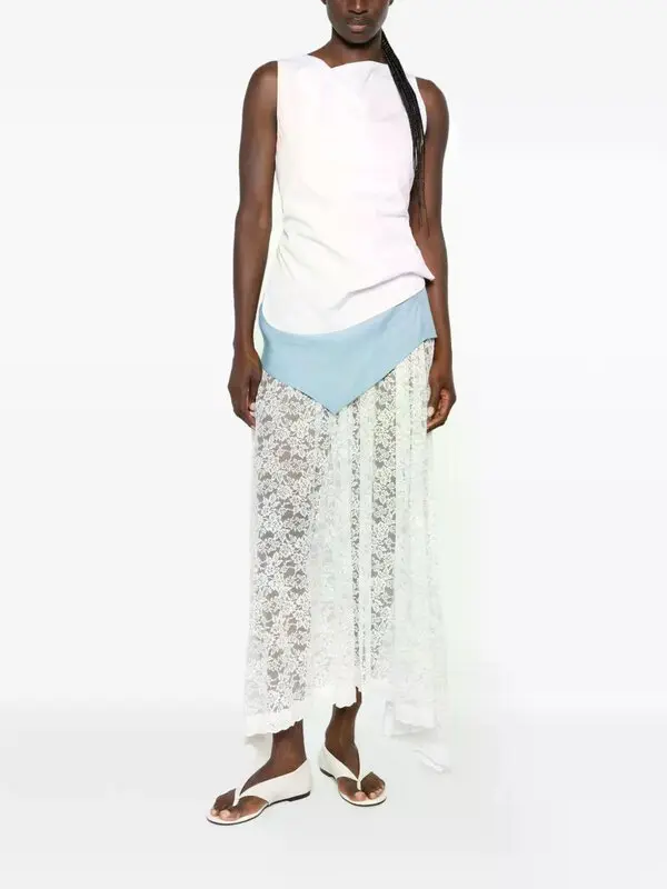 DÔEN Zinnia Lace-knit Skirt