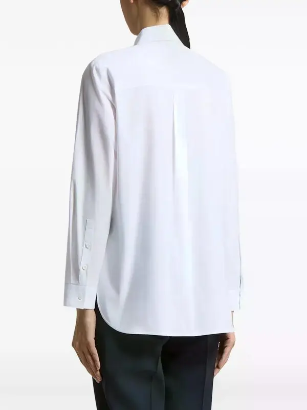 Peserico Point Collar Long Sleeve Shirt - White