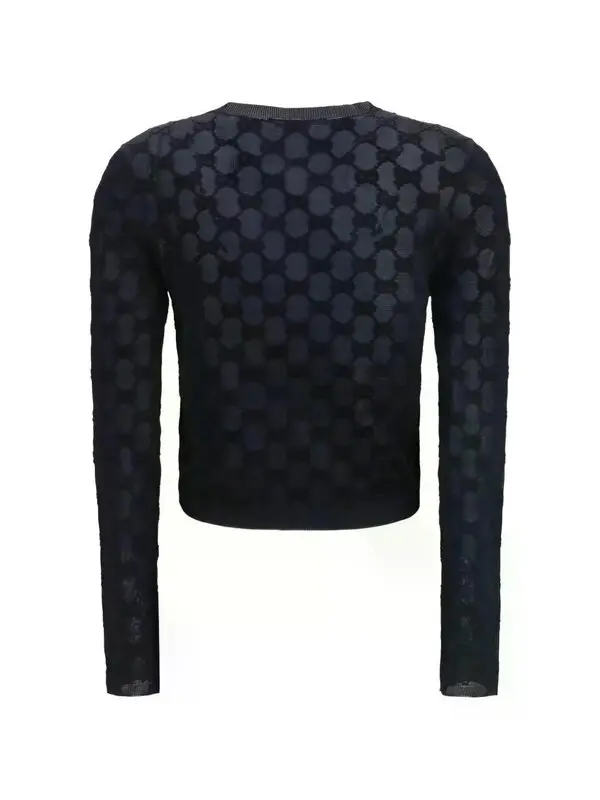 Gucci Gg Monogram Knit Cardigan - Blue