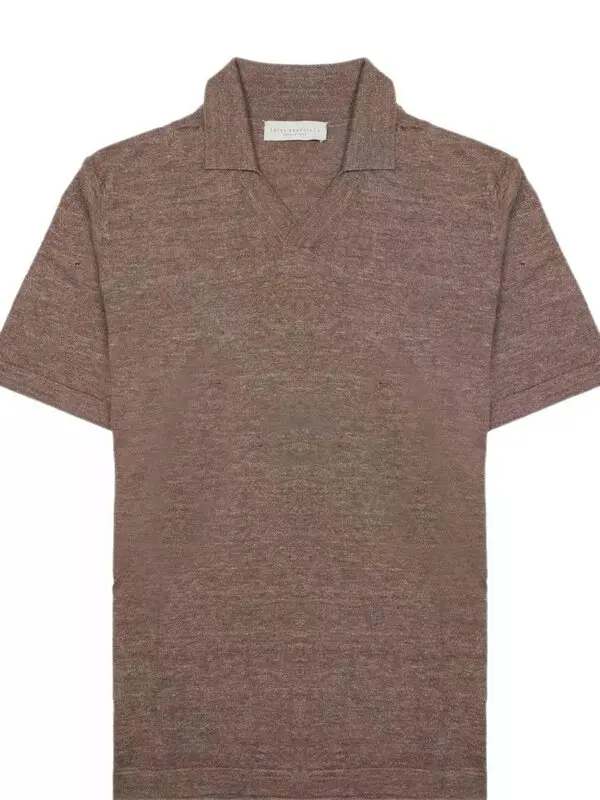 LUIGI GENTILE Fine-knit Short-sleeve T-shirt