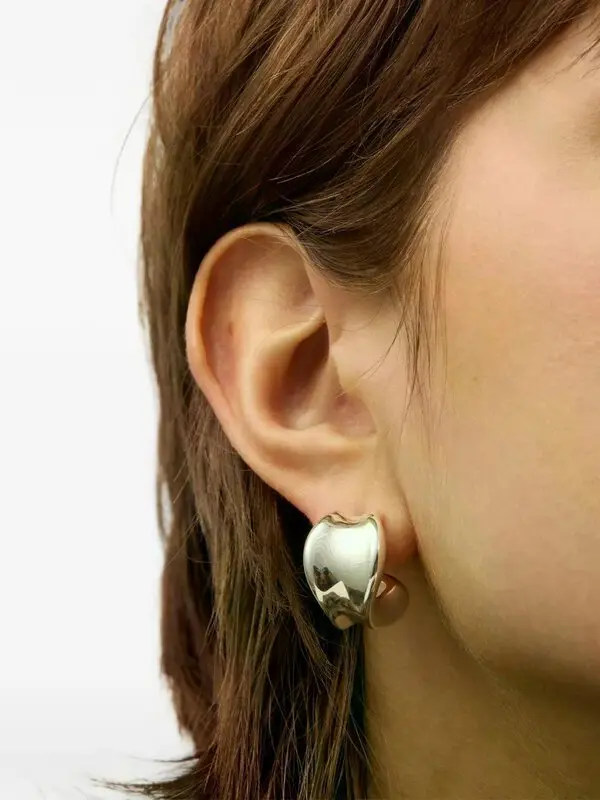 Jenny Bird Chunky Doune Hoop Earrings - Silver