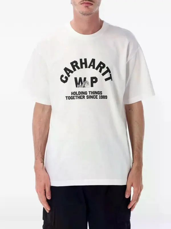 Carhartt Work In Progress Column Logo-print T-shirt