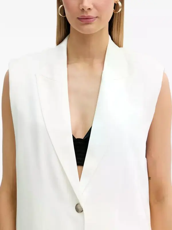 VICOLO Single-breasted Waistcoat With Notched Lapels