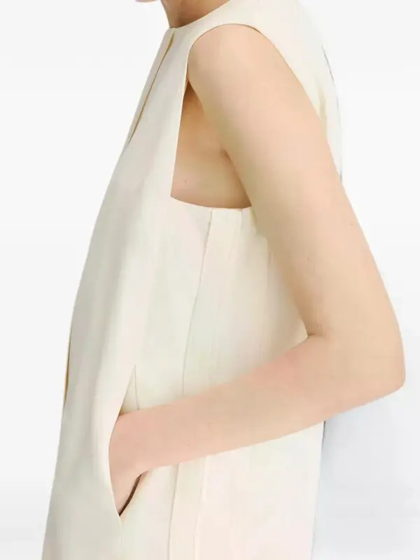 Loulou De Saison Adeli Satin-trimmed Inside-out Top