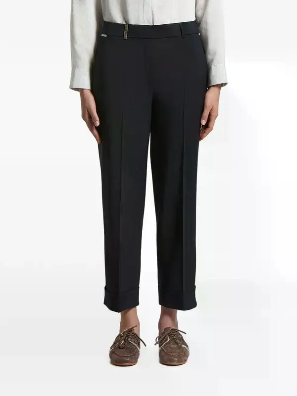Peserico Turn-up Tailored Trousers