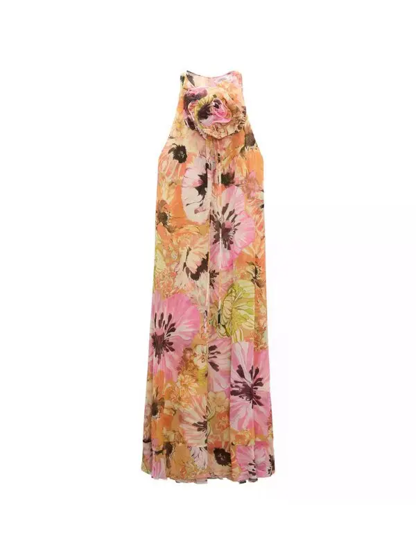 Dorothee Schumacher Floral-print Maxi Dress - Neutrals