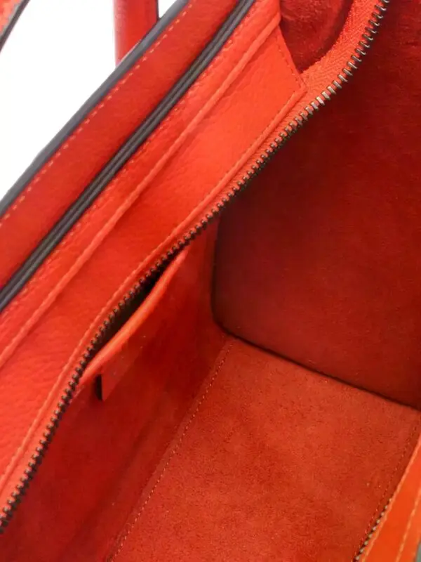 Celine Luggage Nano 2-way Tote Bag - Red