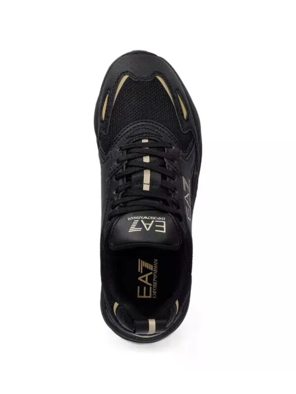 EA7 Logo-print Panelled Sneakers