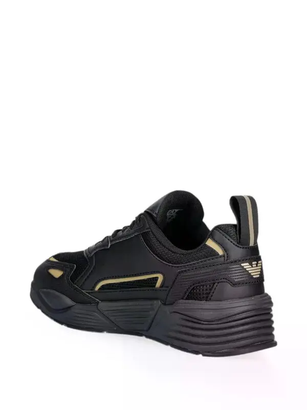 EA7 Logo-print Panelled Sneakers