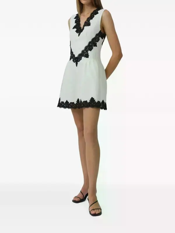 Simkhai Minna Lace-trim Mini Dress