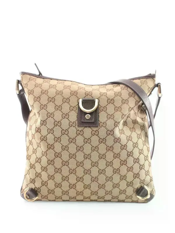 Gucci 2000s Abby Gg Canvas Shoulder Bag