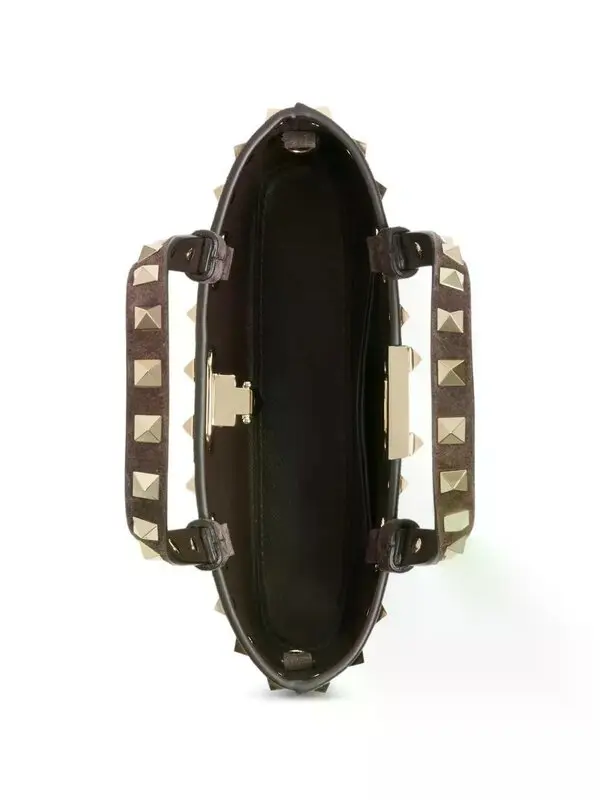 Valentino Garavani Rockstud Mini Suede Tote Bag