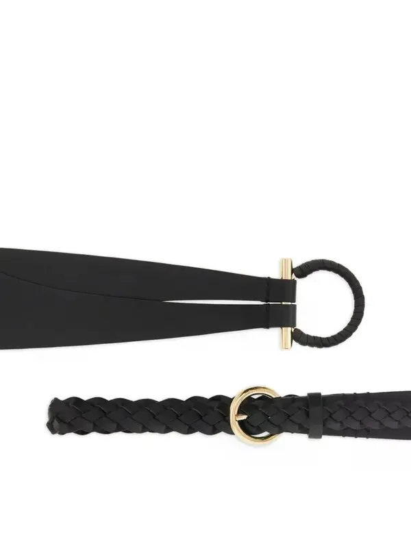 FERRAGAMO Covered-gancini Fixed Belt