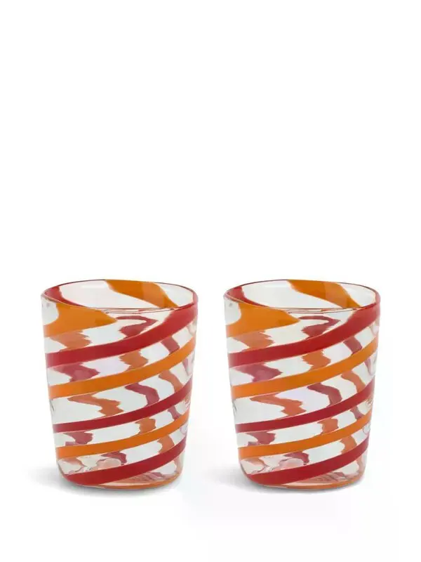 LISA CORTI X Canna Spiral Decorative Glasses - Red