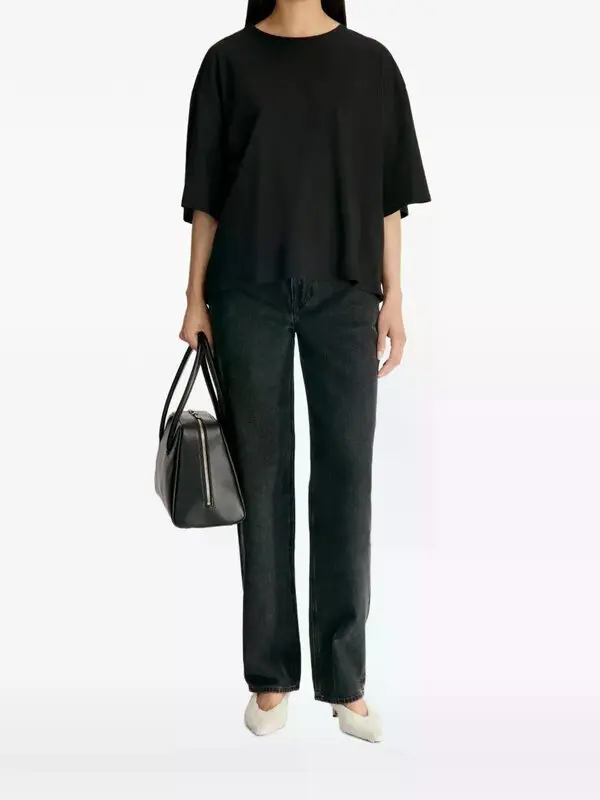 Loulou De Saison Oversized Boxy-cut T-shirt - Black