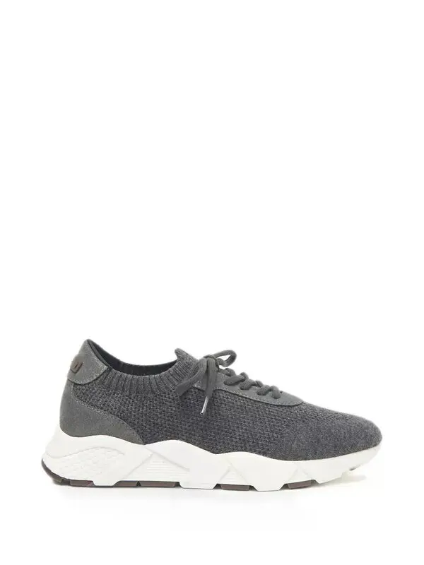 Peserico Lace-up Panelled Sneakers