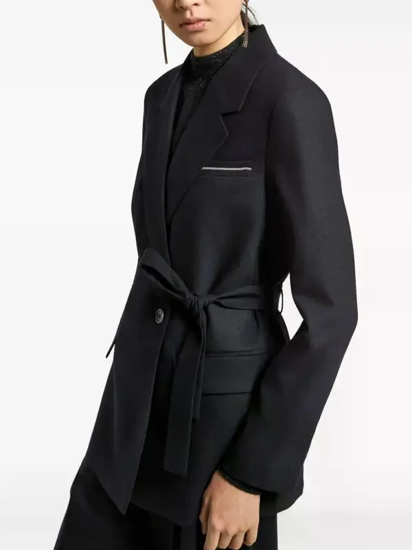 Peserico Belted Notch-lapels Jacket