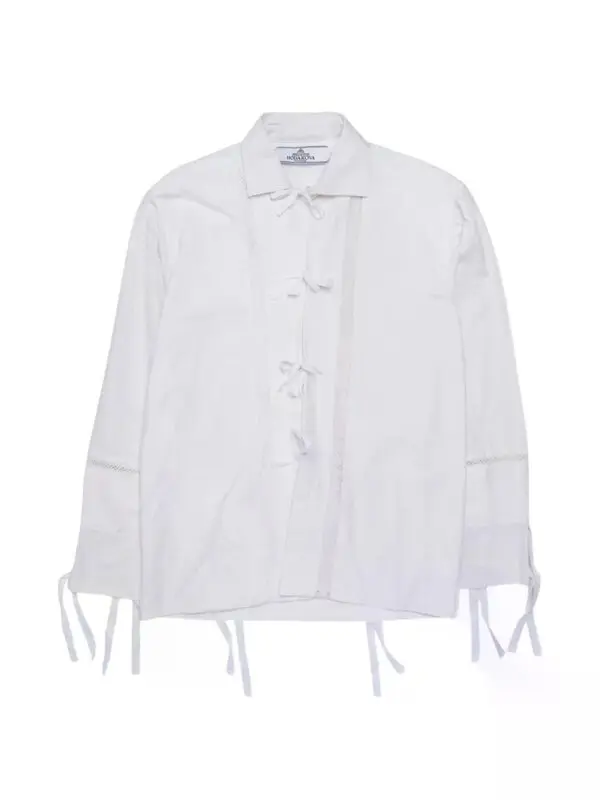 HODAKOVA Lace-trimmed Shirt - White