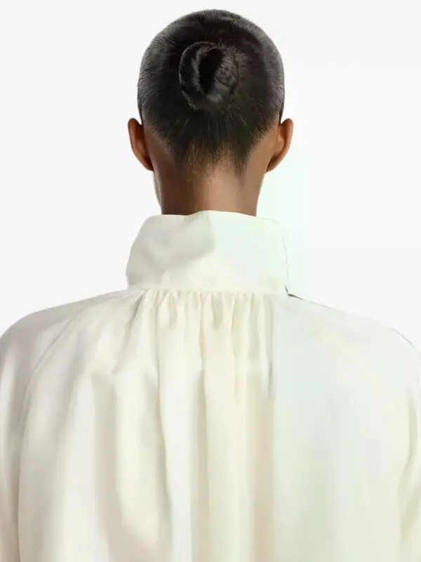 RÓHE Button-detail Silk Blouse