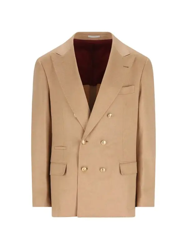 Brunello Cucinelli Double-breasted Peak-lapel Blazer