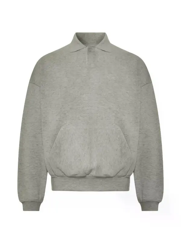 Fear Of God Signature 90s Polo Sweater - Grey