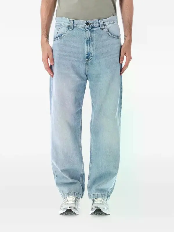 Carhartt Work In Progress Brandon Logo-patch Loose-fit Jeans